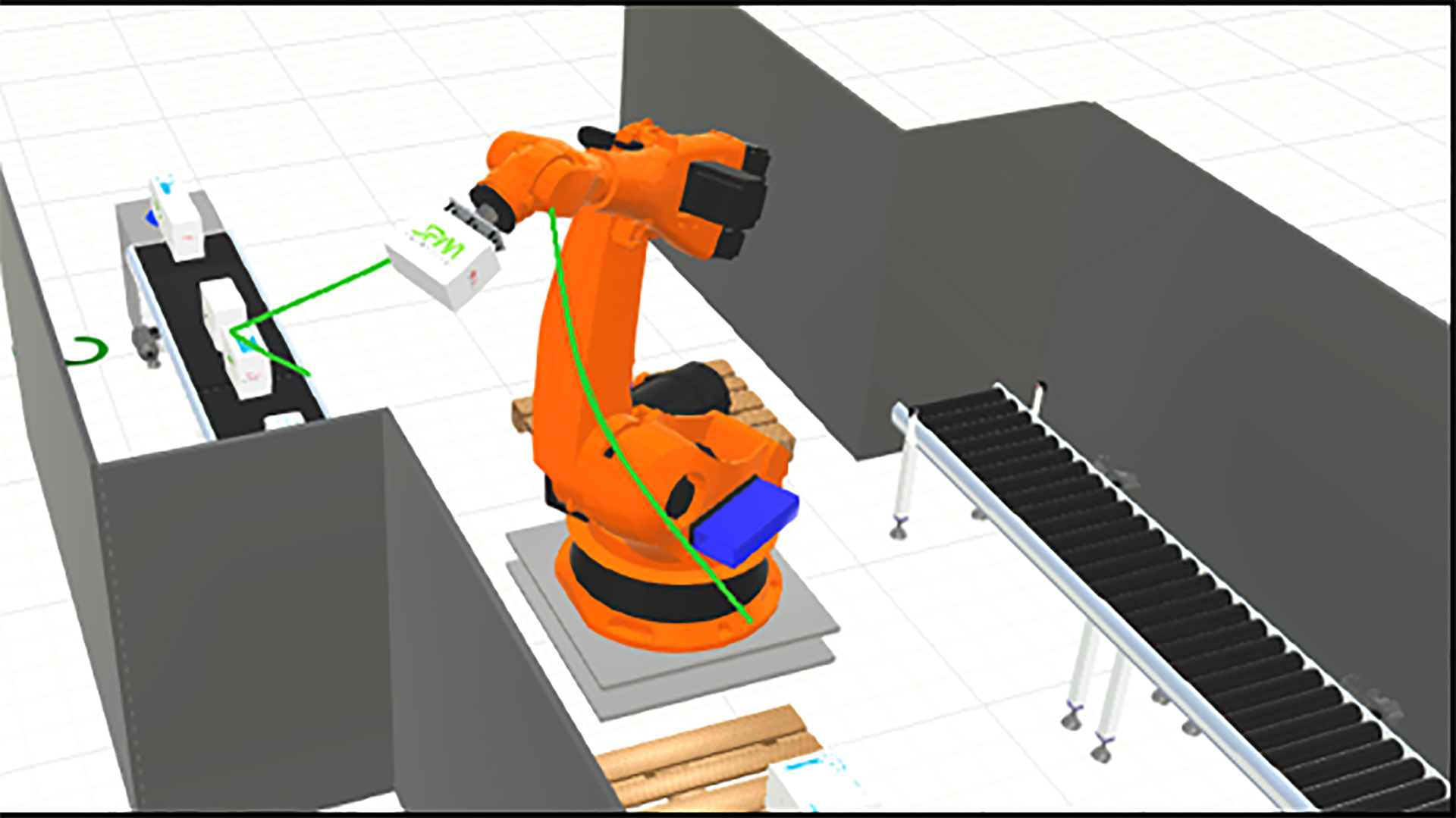 New project of adaptive and modular robotic systems for palletisation ...